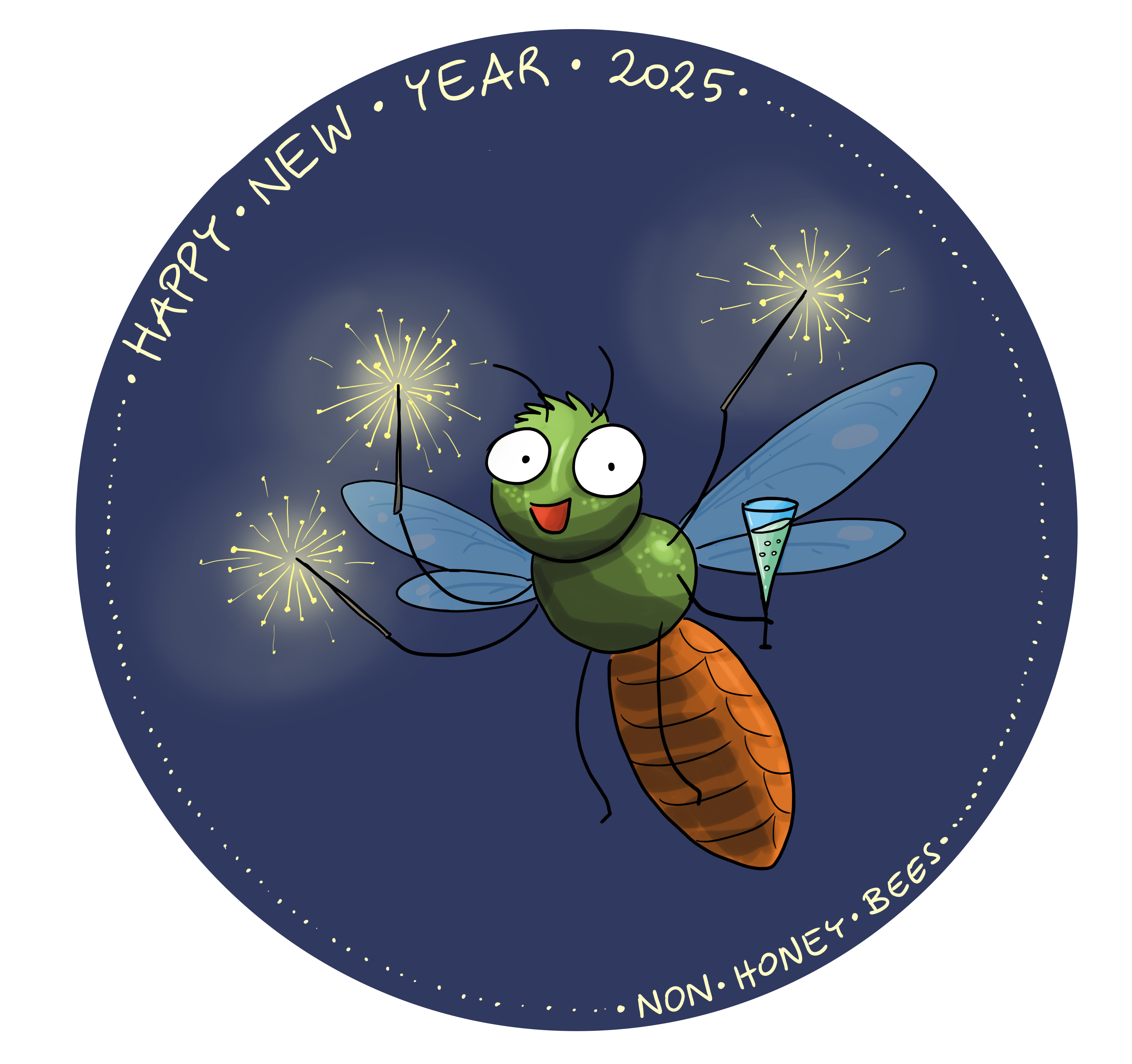 Merry Christmas and happy New Year! – Non-honey bees